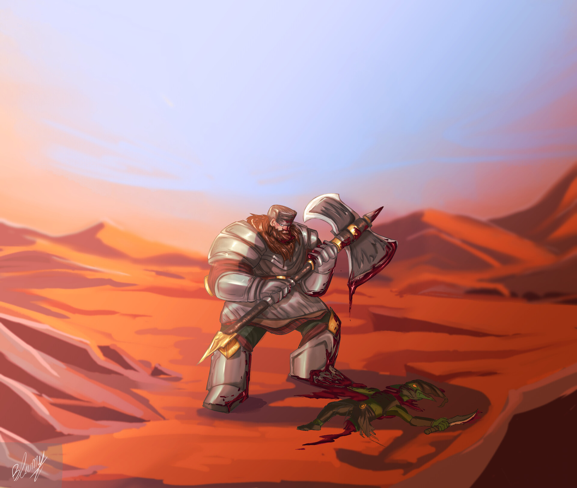 ArtStation - Fantasy Dwarf study