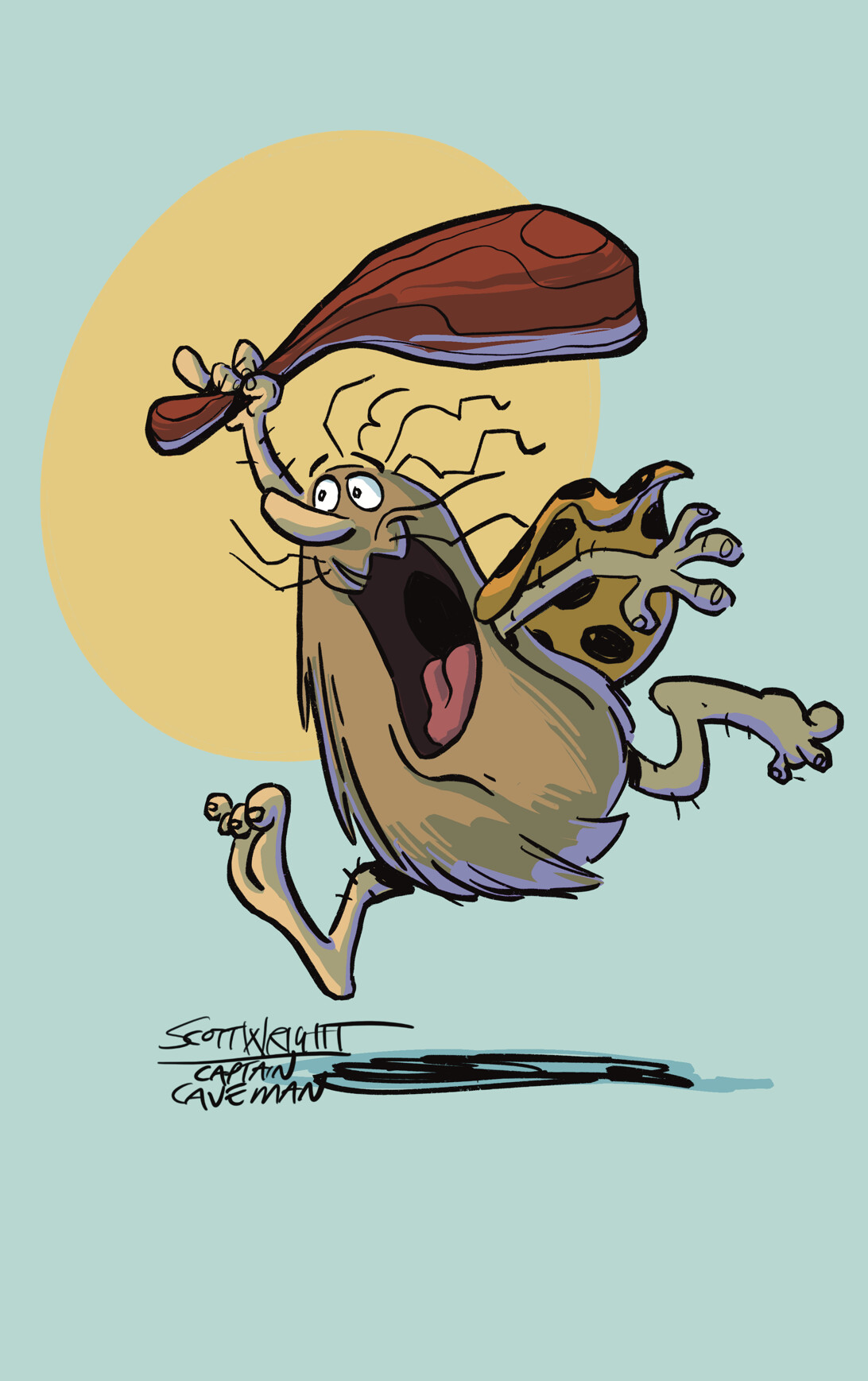 Captain Caveman Cartoon
