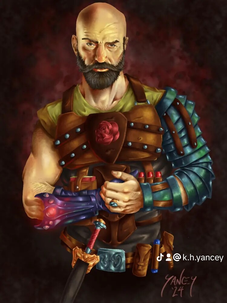 ArtStation - Peerse, Paladin of the Rose