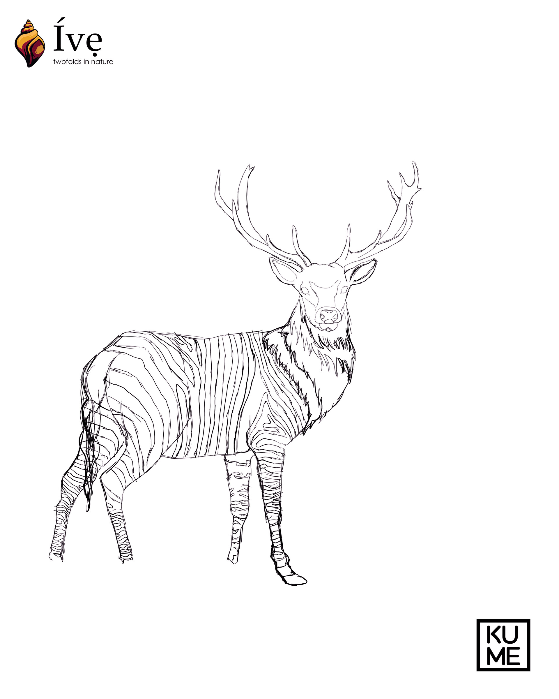 Desenho Deerbra Sherri Tatum | Illustrator (@designsbyohana)