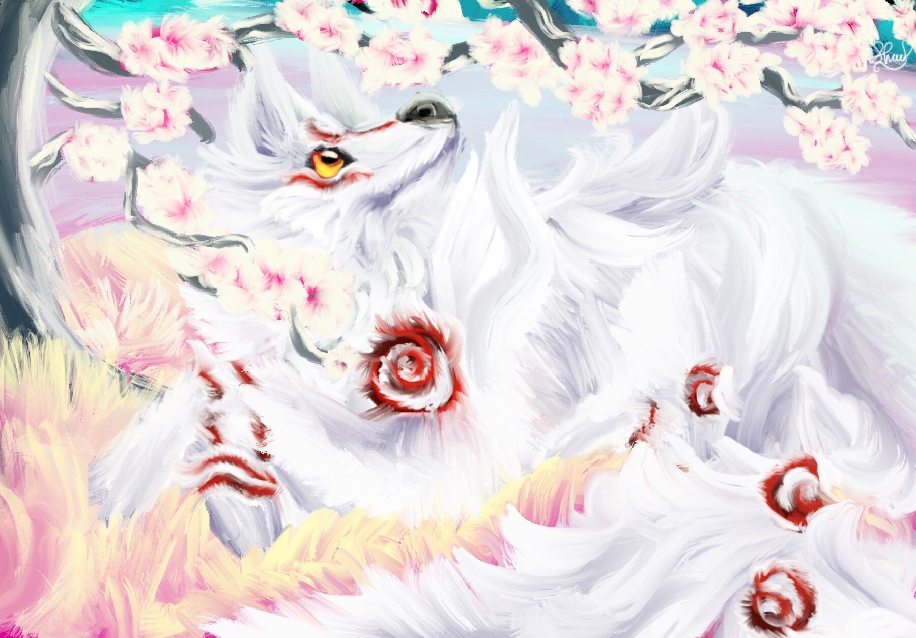 ArtStation - New Amaterasu Portrait