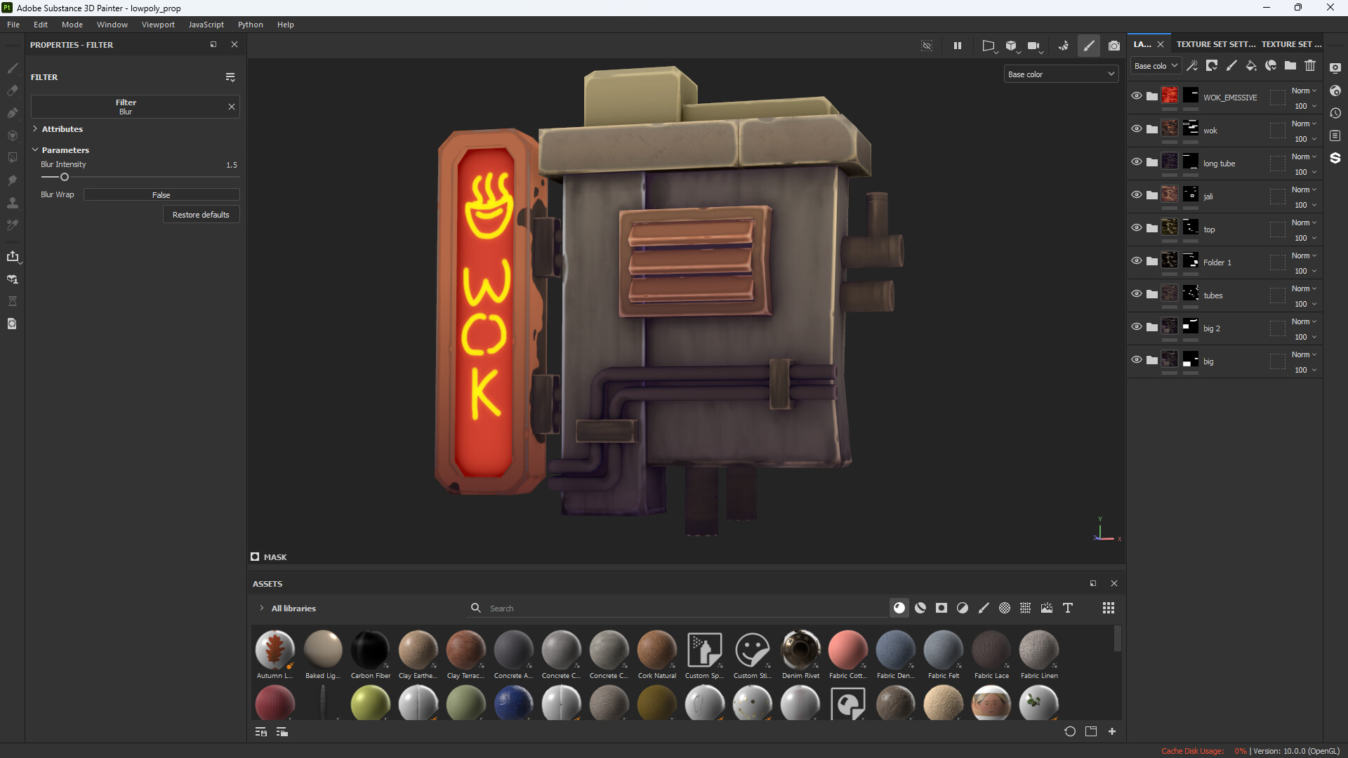 Akash sharma - stylized shop prop low-poly