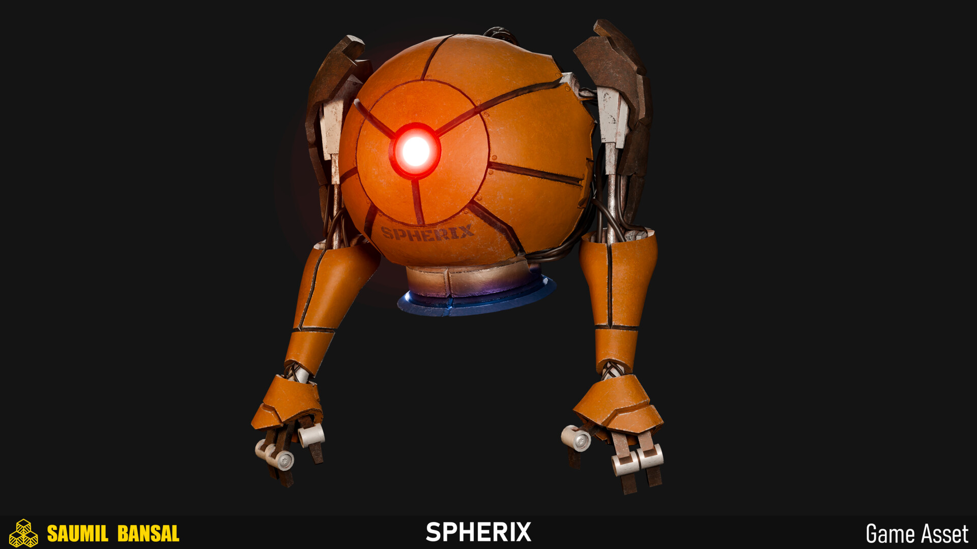 ArtStation - Flying robot (game prop)