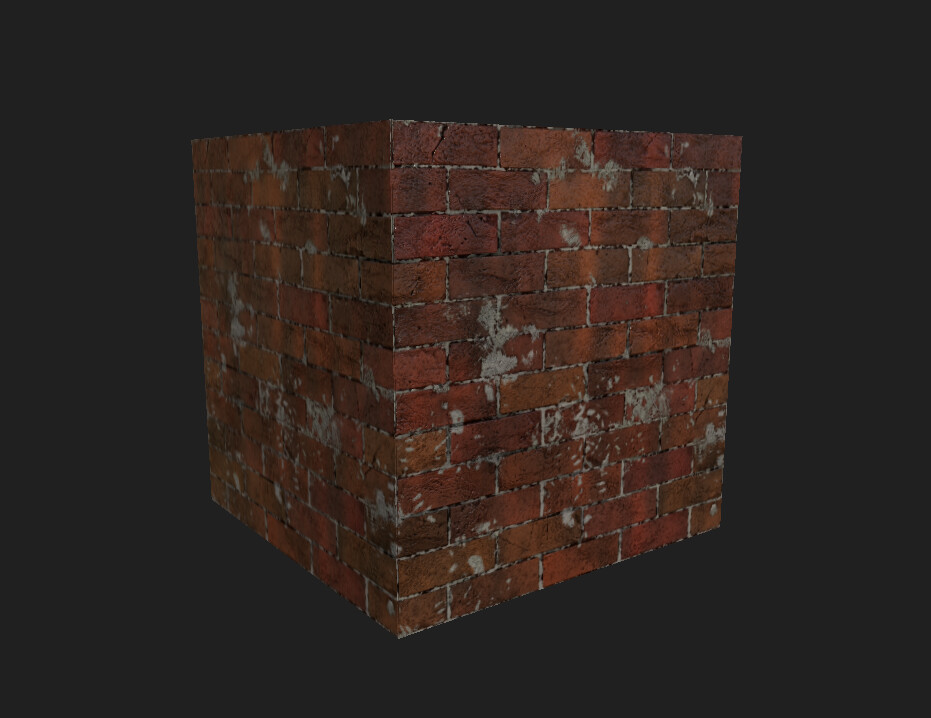 ArtStation - Realistic Brick material