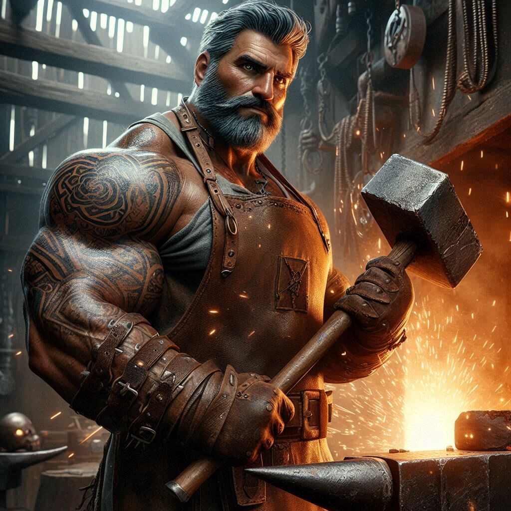 ArtStation - Rurik Ironforge, The Forge Master