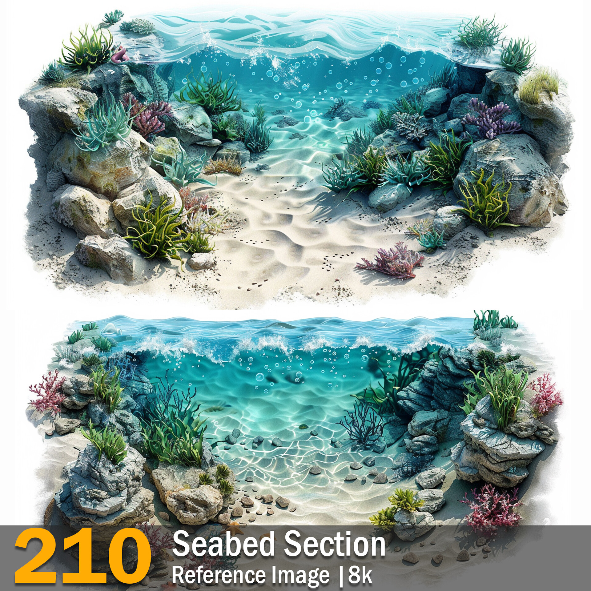 Lumière - Seabed Section | Reference Images | 8k