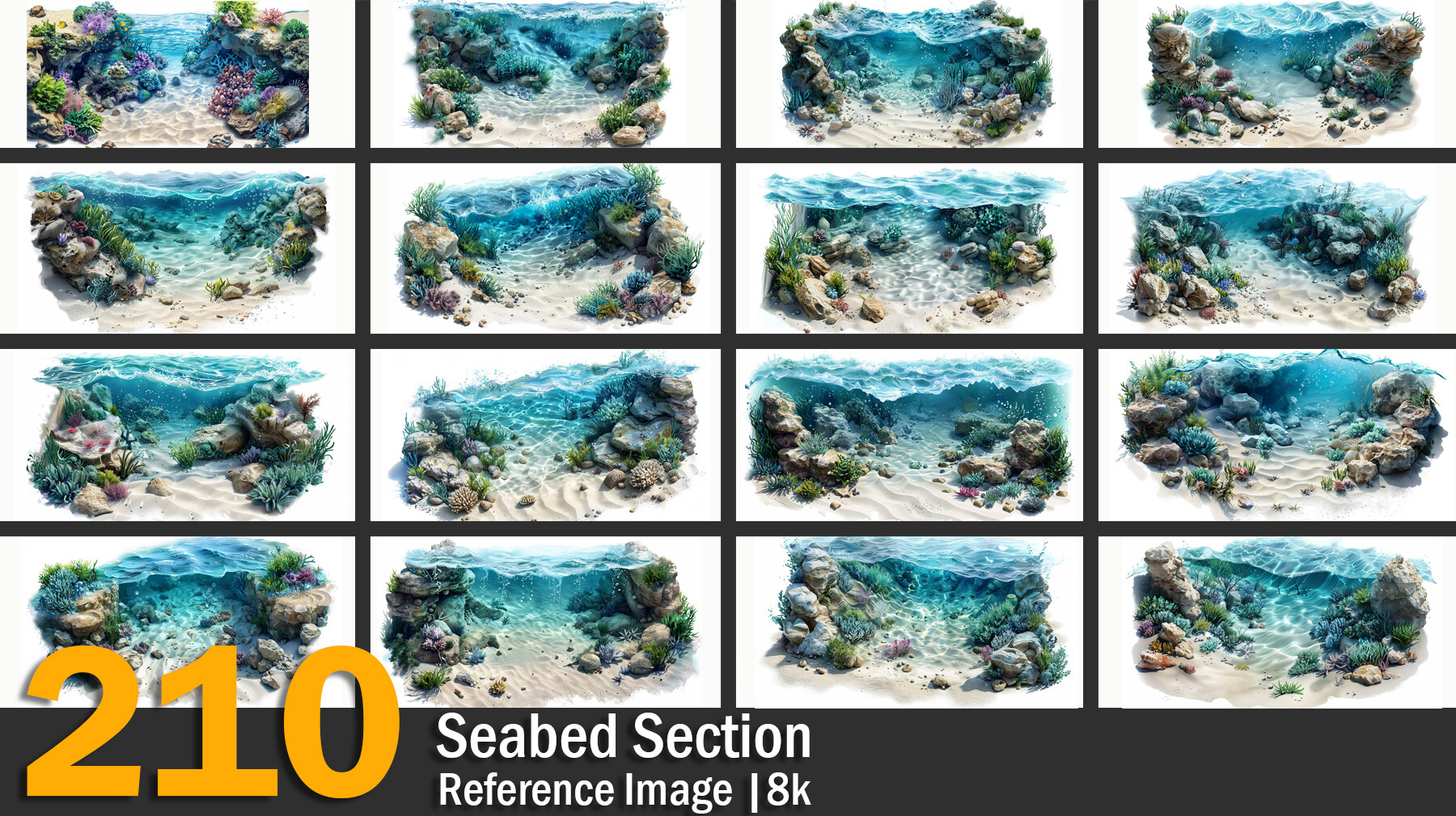 Lumière - Seabed Section | Reference Images | 8k