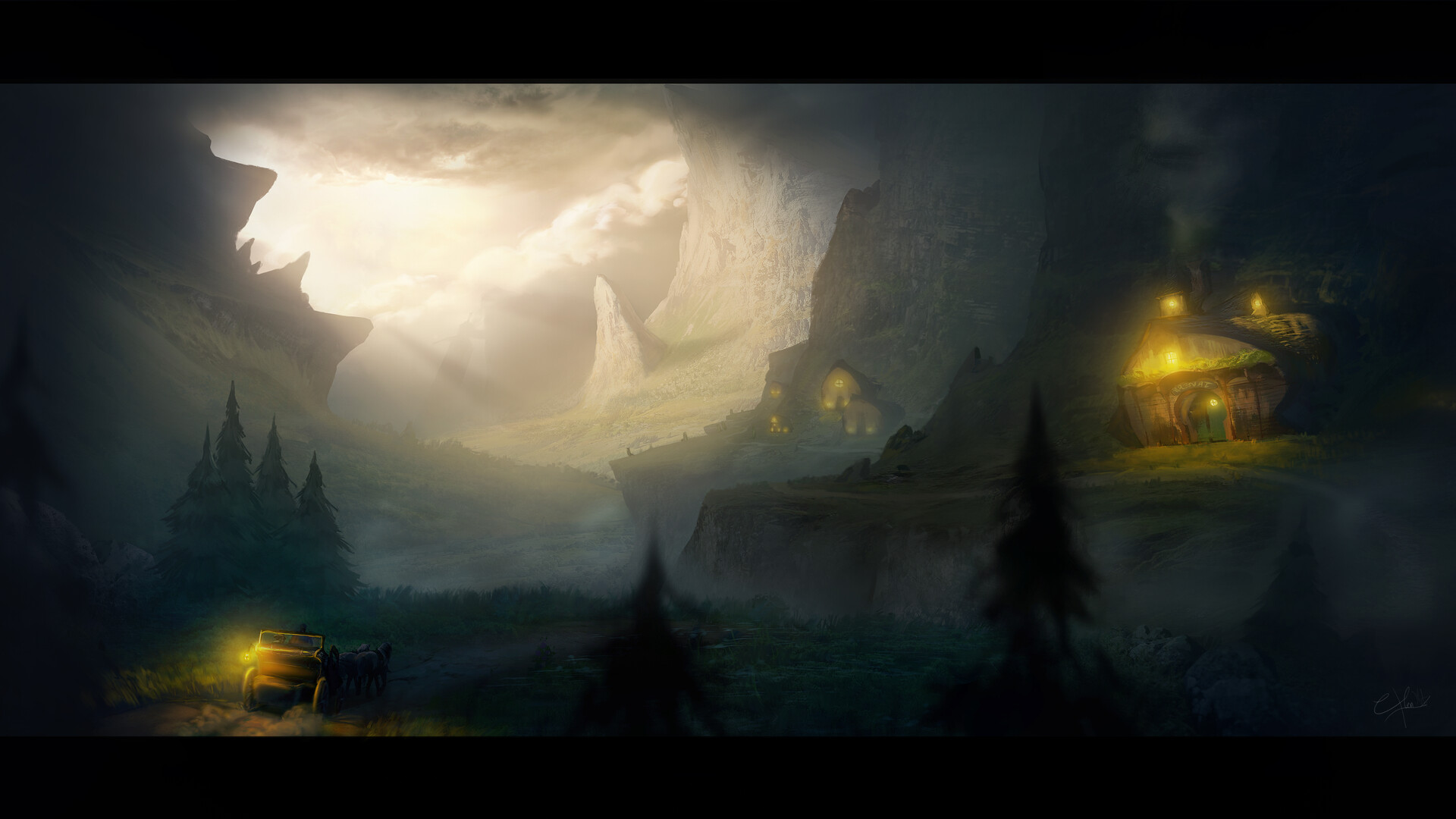 ArtStation - Mountain path