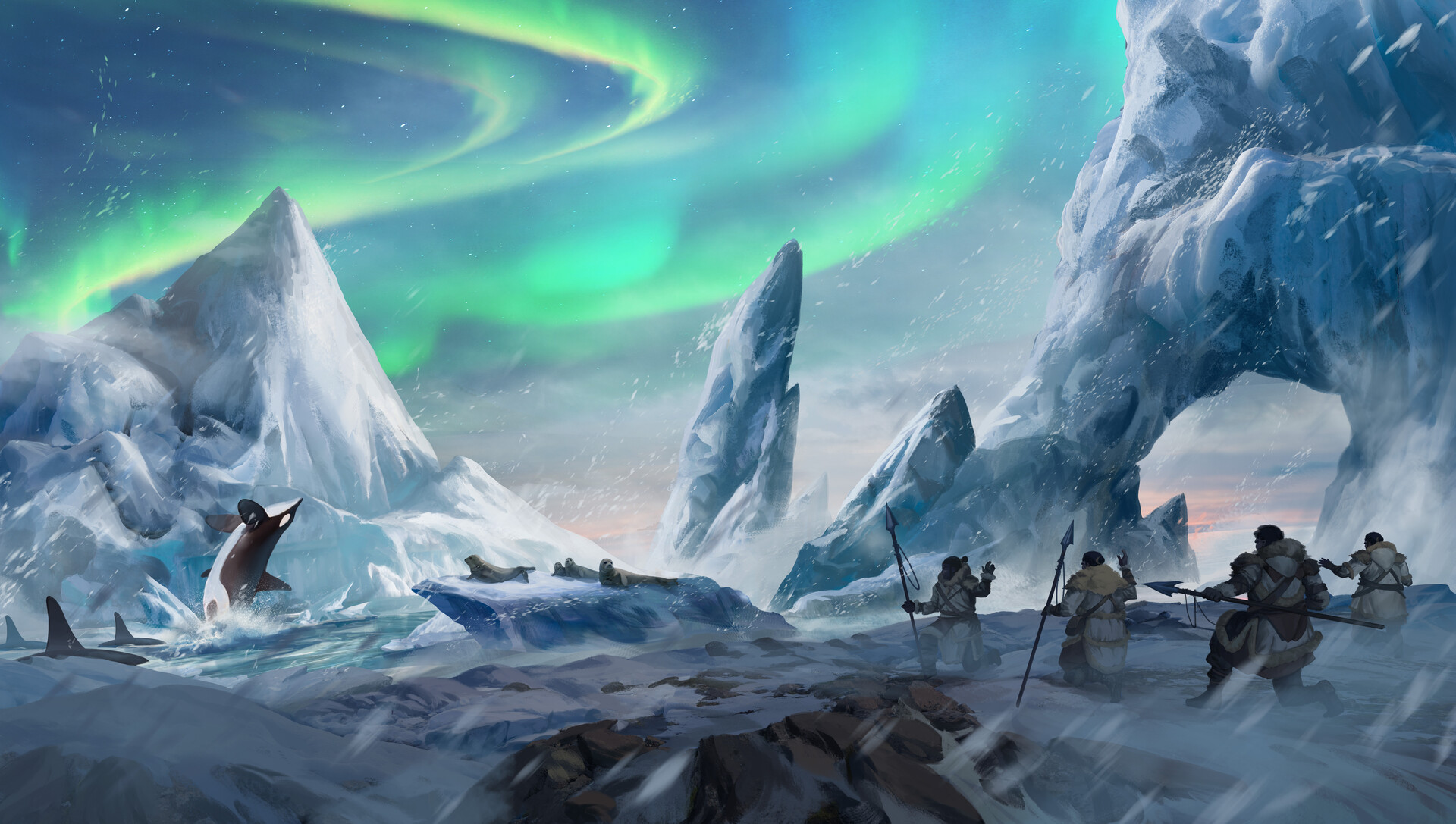 Erel Maatita - Ice Flows - Grim Hollow Valikan Clans