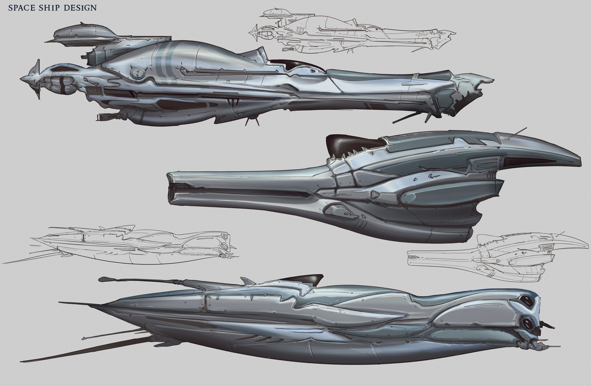 ArtStation - space ships