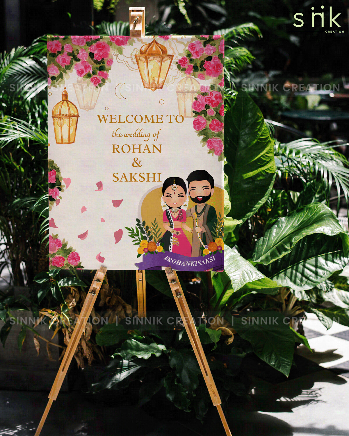 ArtStation - Wedding Invitation Boards For Sinnik Creation