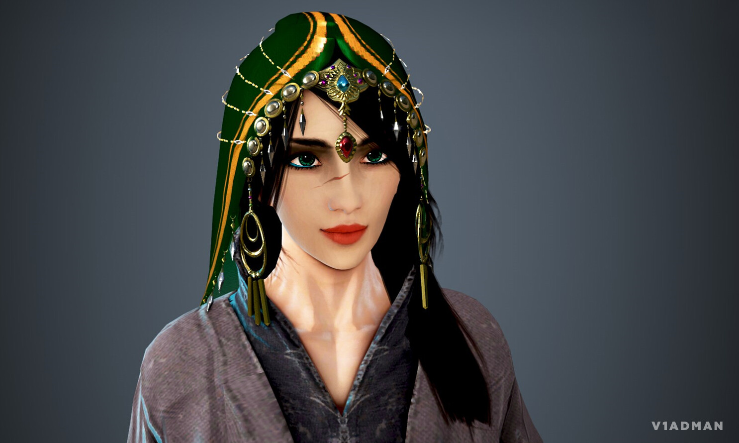 ArtStation - Young Gypsy (The Emerald Witch)