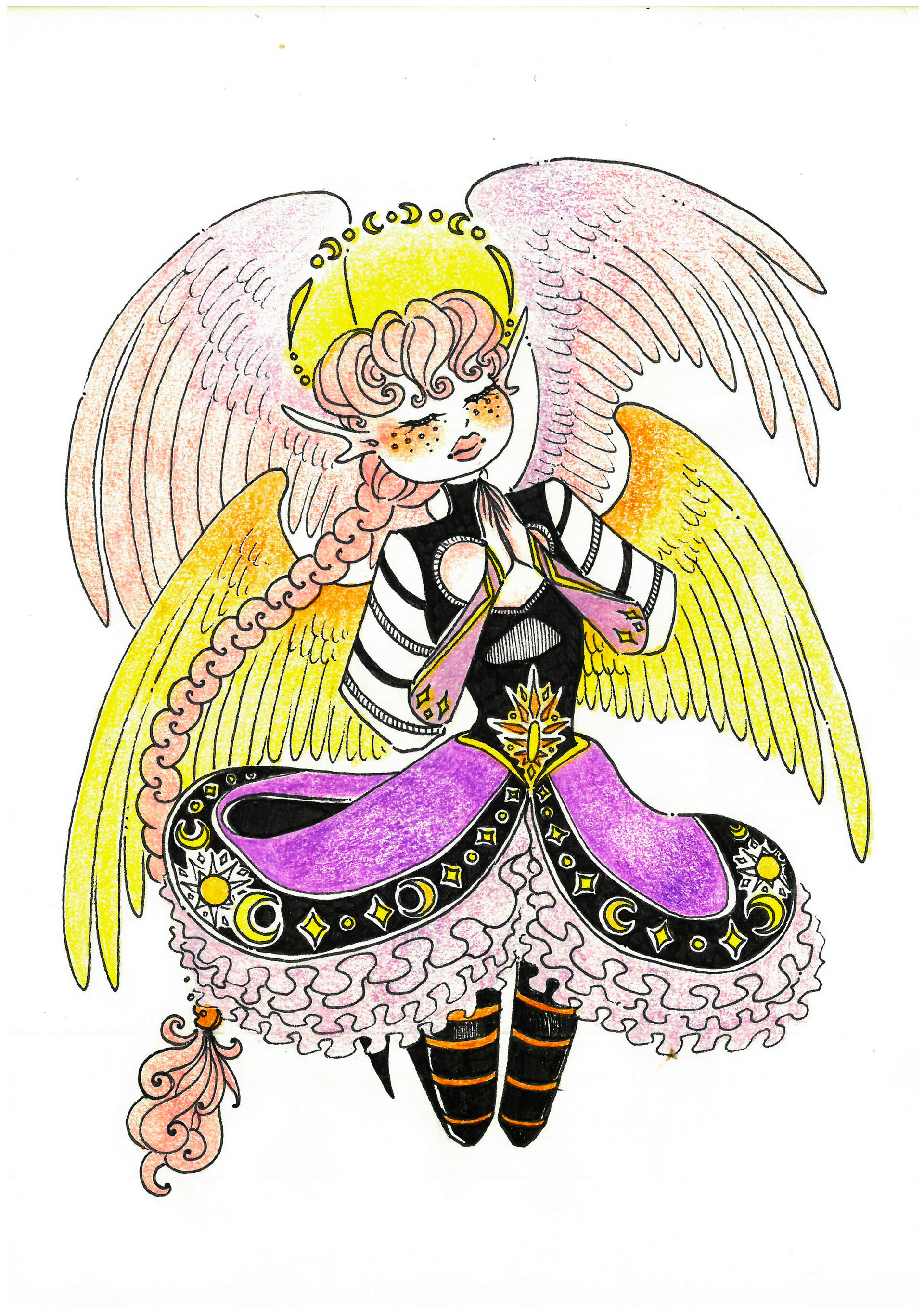 ArtStation - Inktober 2023 Day 16 - Angel