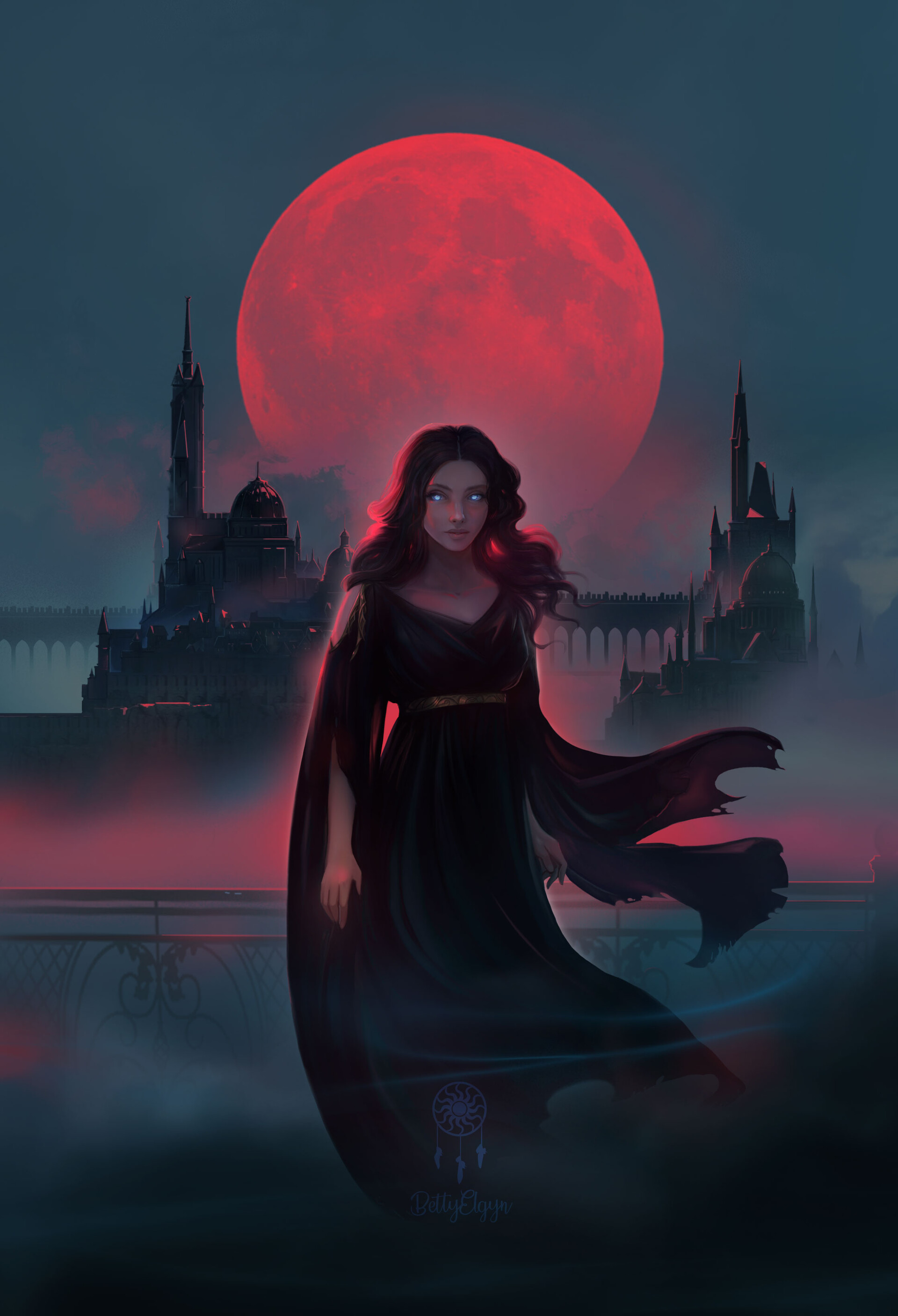 ArtStation - Red Moon
