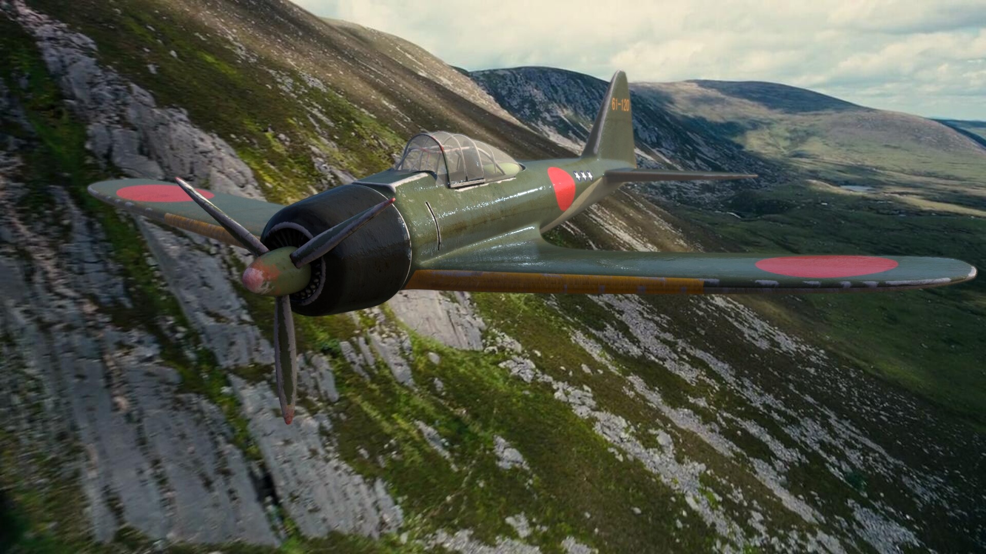 ArtStation - A Work from 10 Years Ago - Mitsubishi A6M Zero