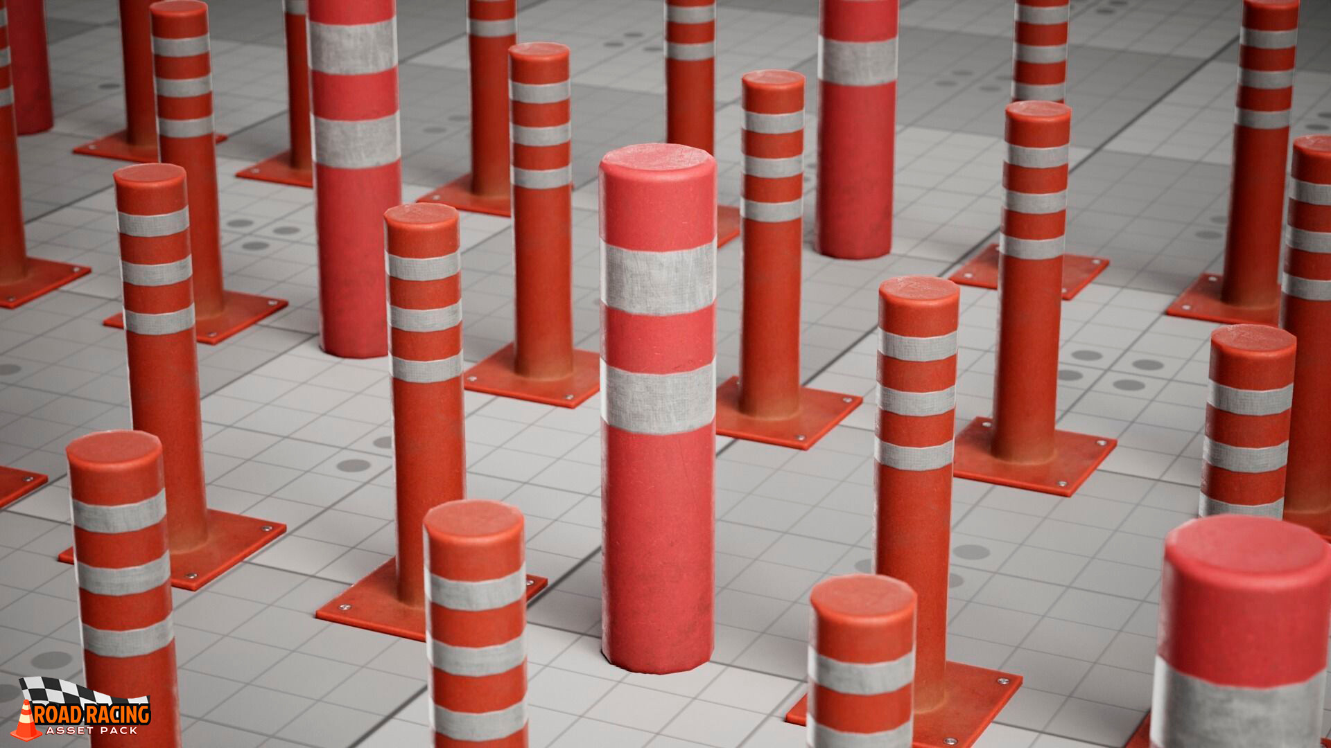 Andrei Lykov - Road Racing Asset Pack: Road Signal Pole