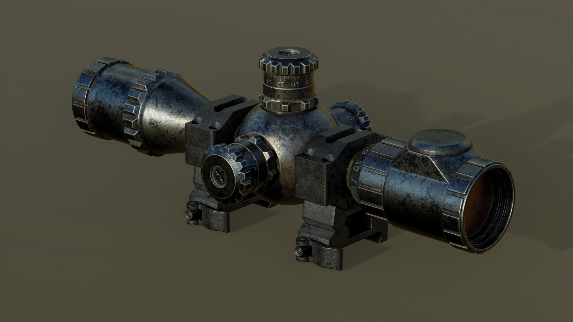 Reazul patowary - Rifle Scope Model for Game Asset