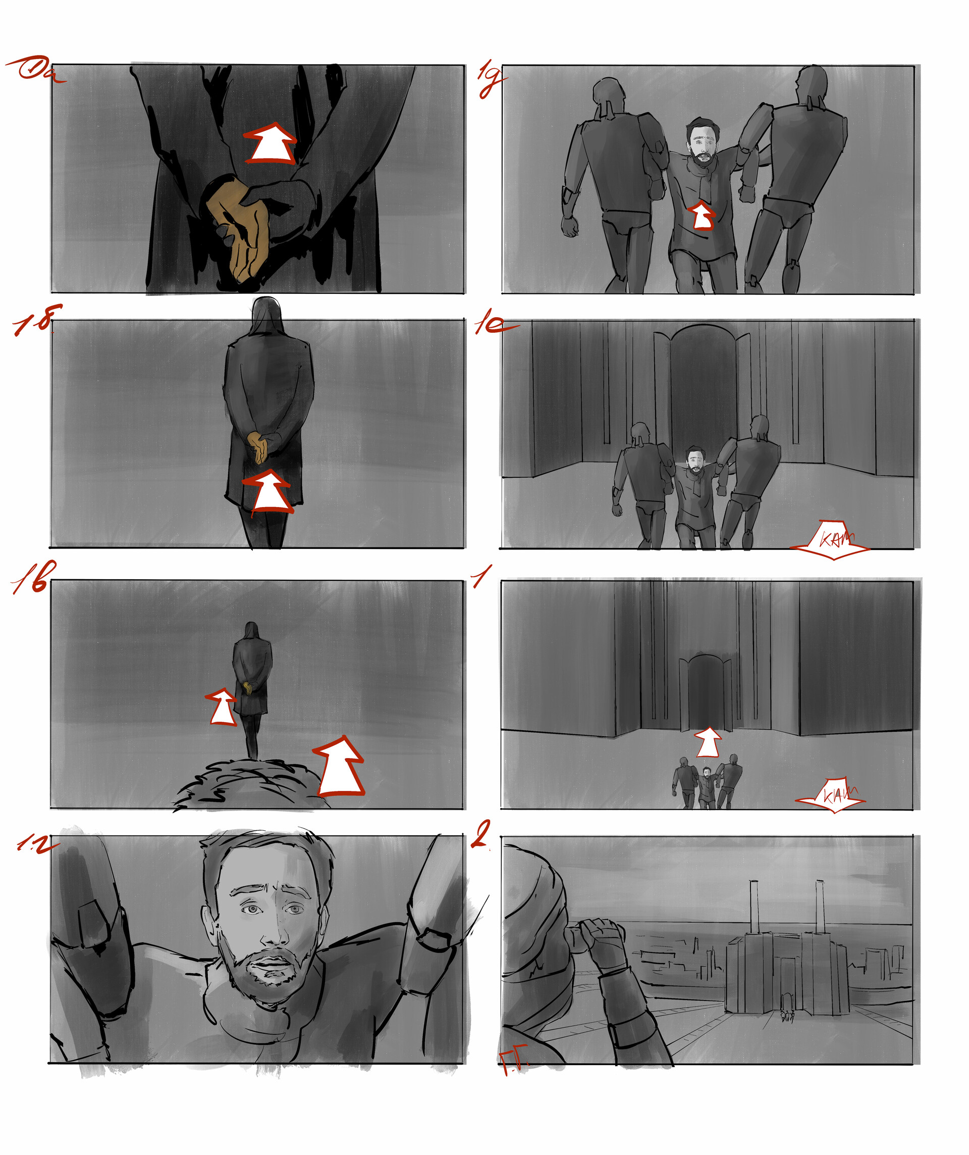 ArtStation - Storyboard for Jiko