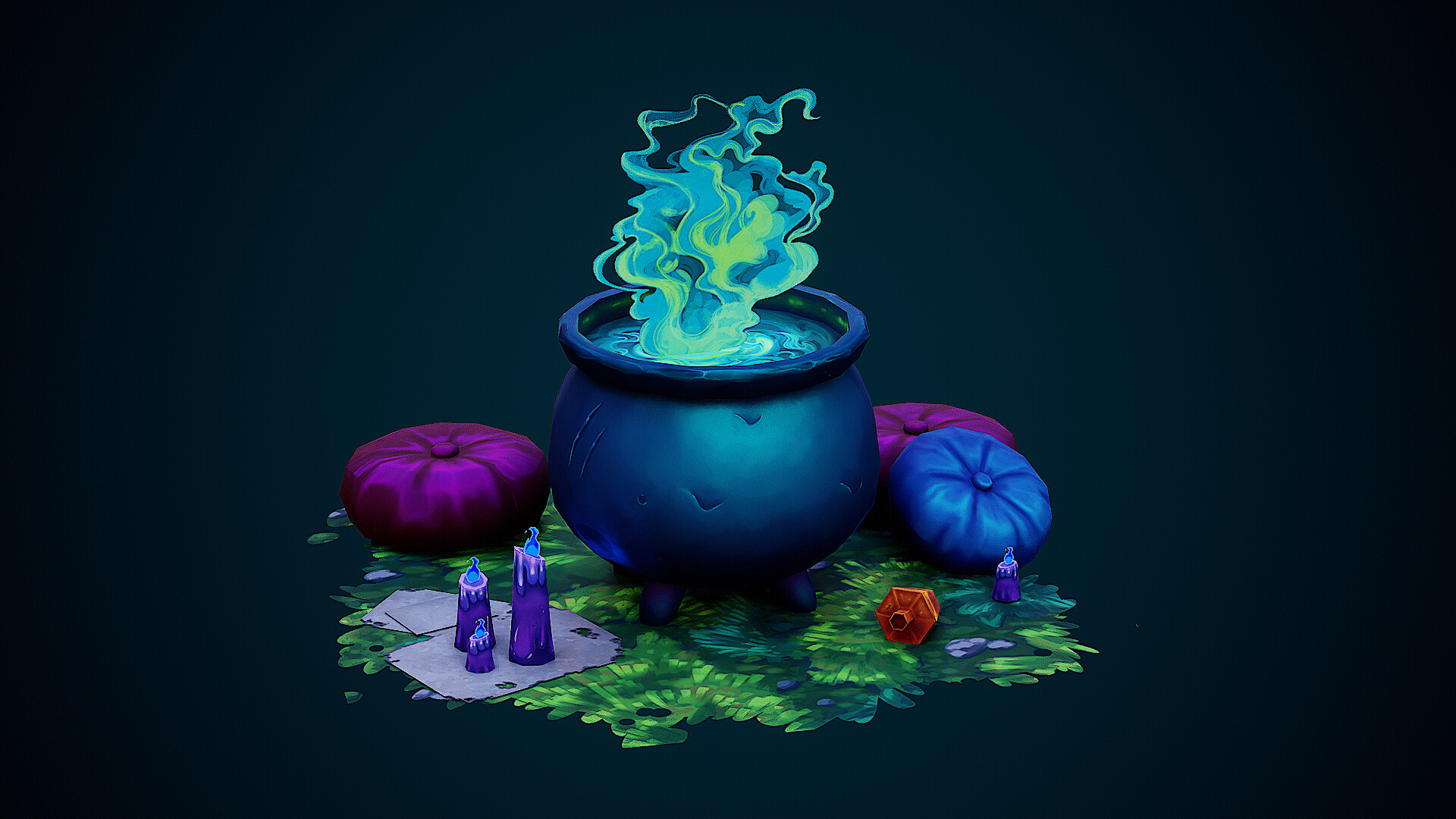 ArtStation - Magical cauldron