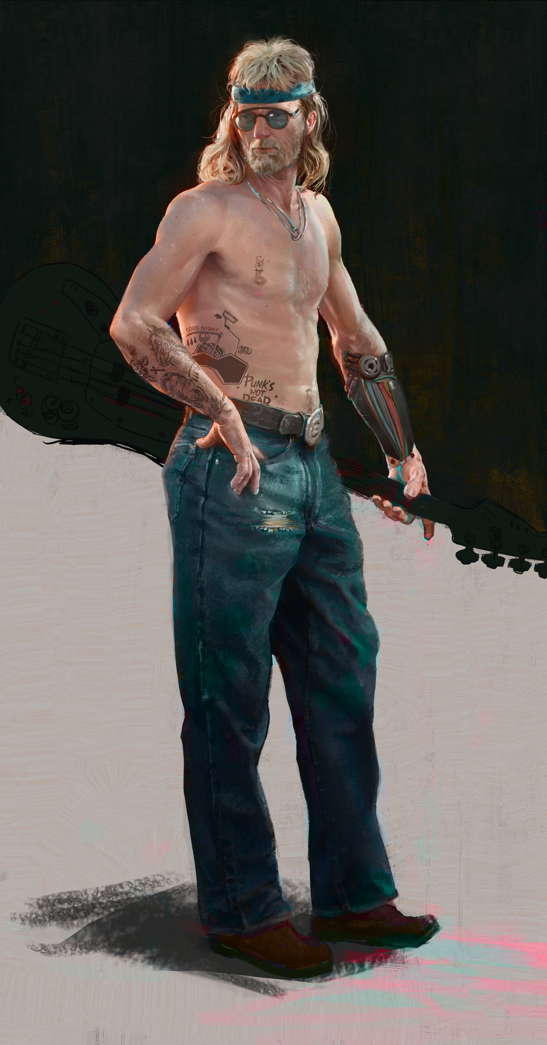 ArtStation - cyber musician