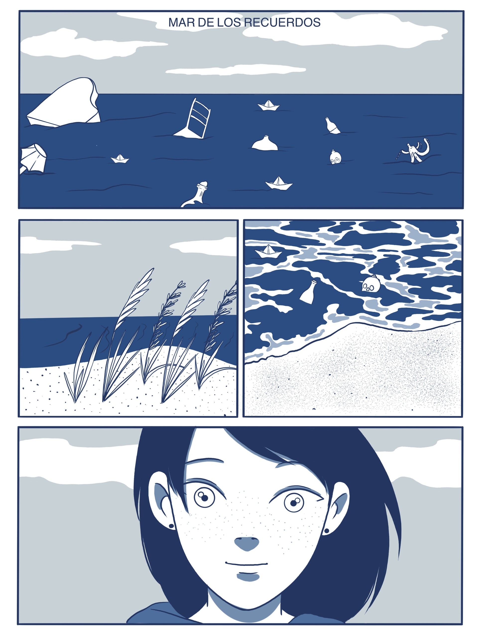 ArtStation - Blue comic