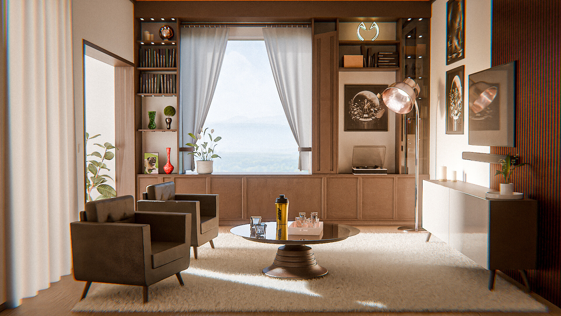 ArtStation - Living room - Blender