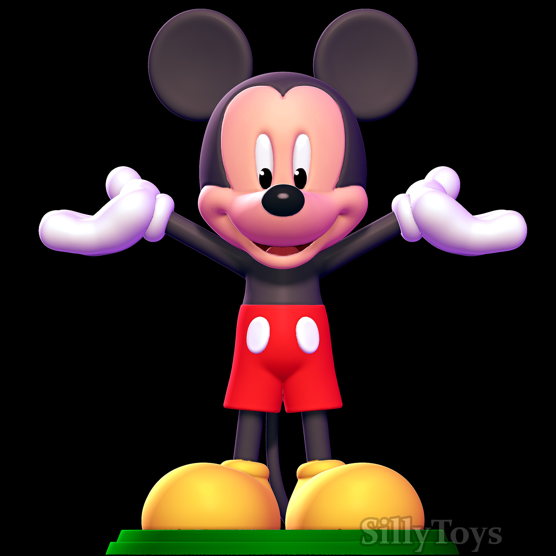 ArtStation - Mickey Mouse 3D print model