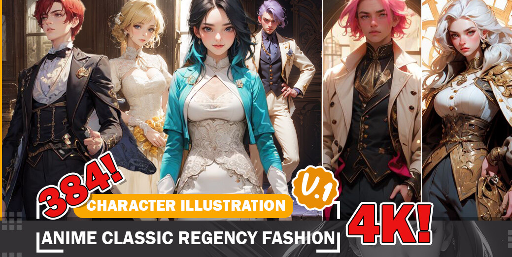 4K Anime Reference Art for Artists and Enthusiasts - 384 Anime Regency ...