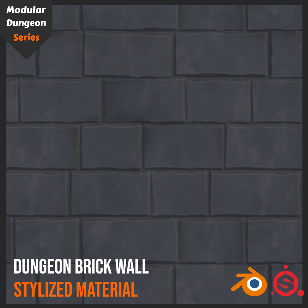 ArtStation - Stylized Dungeon wall