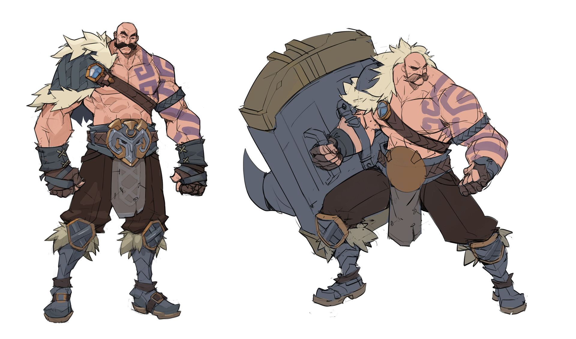 Hicham Habchi - Braum Character Concept Style & Creative Direction - 2XKO