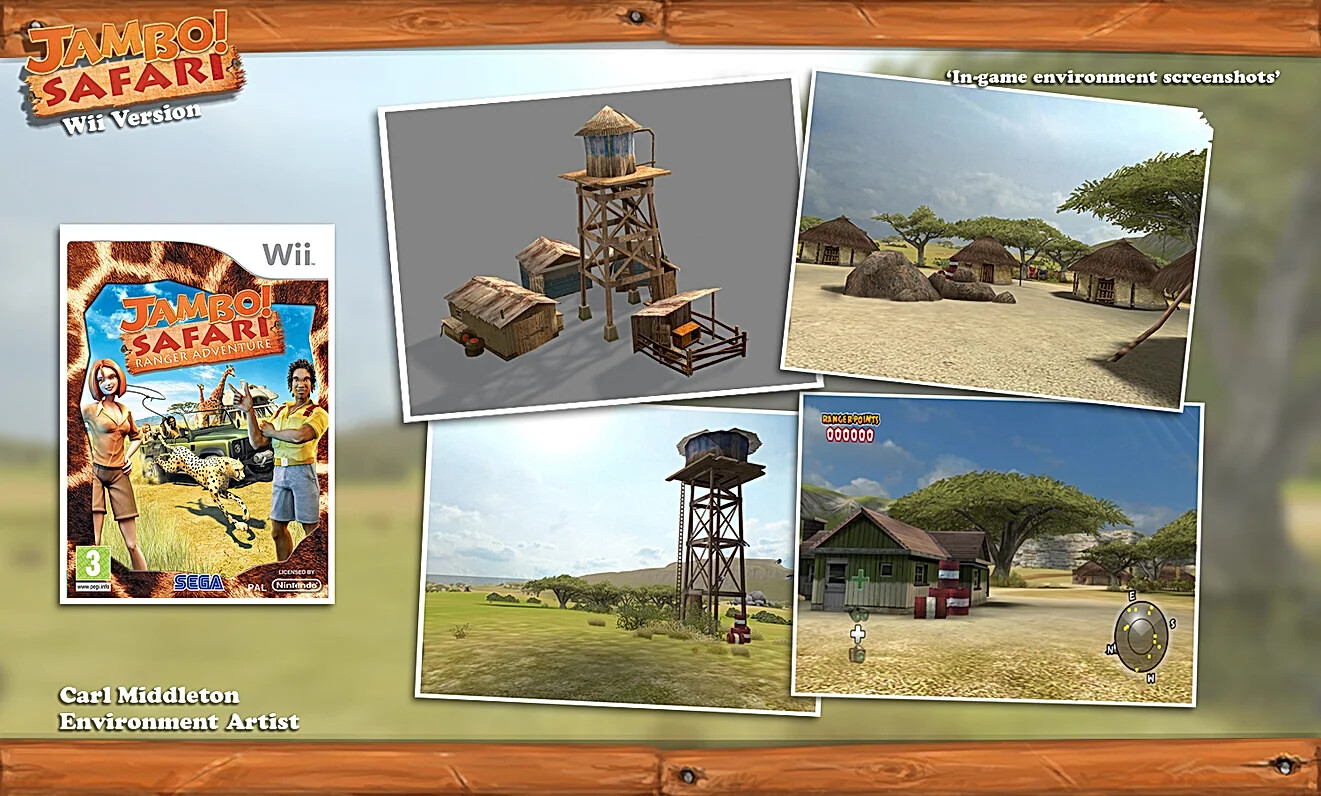 ArtStation - Jambo Safari - Wii & DS