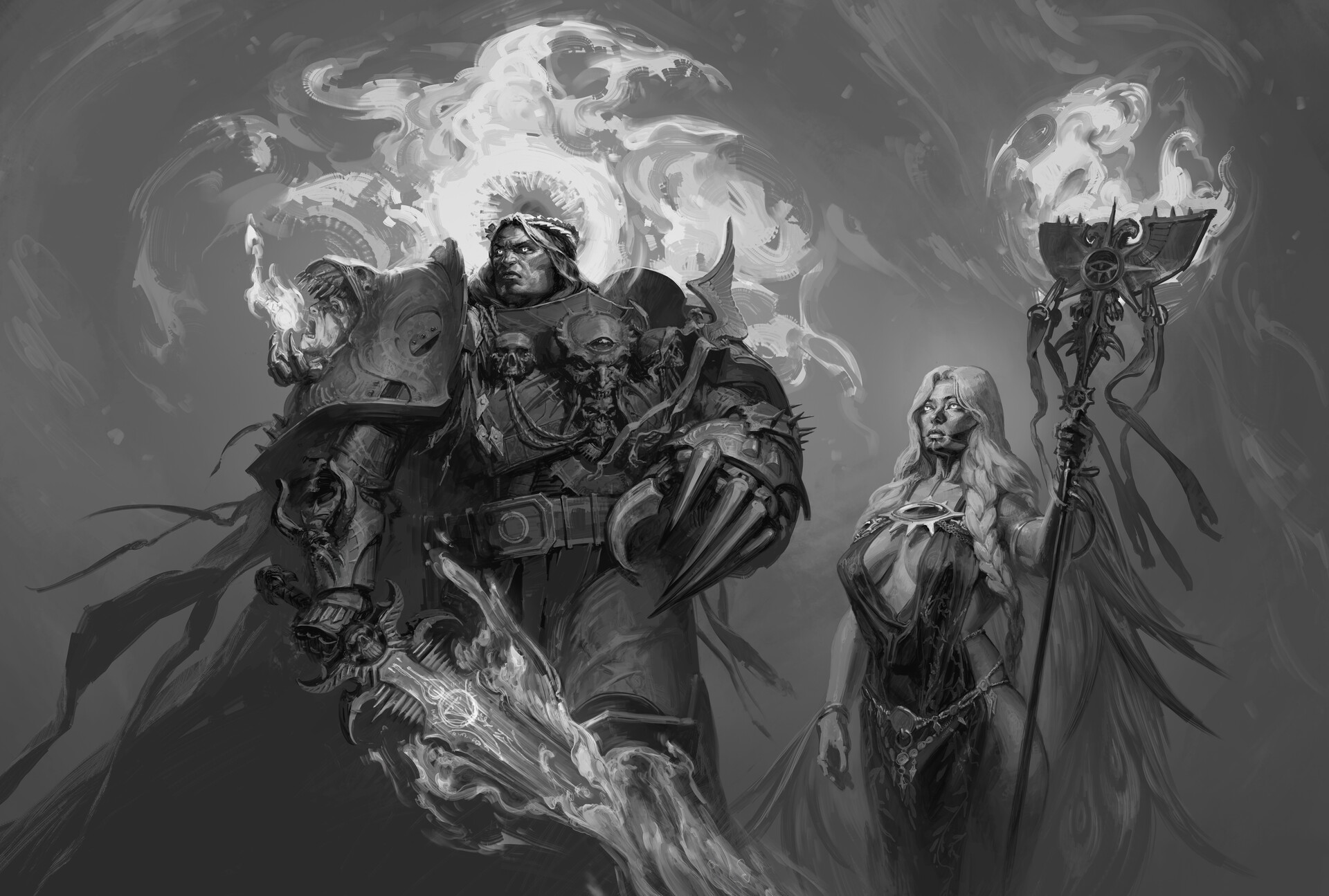 ArtStation - Evil Emperor and Erda