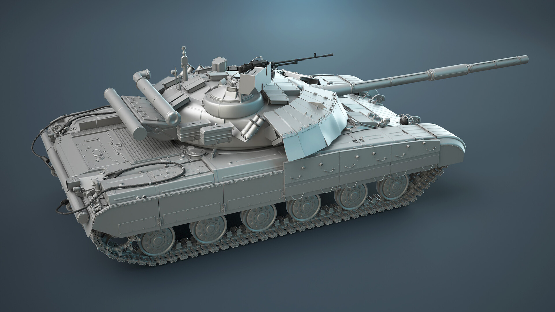 Serhii Ryzhkov - T-64BM Bulat Tank High-Poly