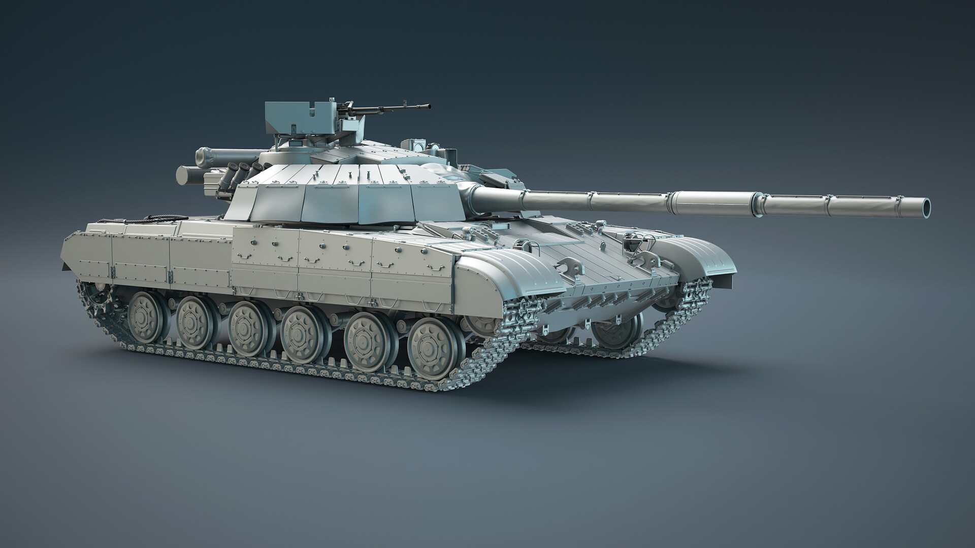Serhii Ryzhkov - T-64BM Bulat Tank High-Poly