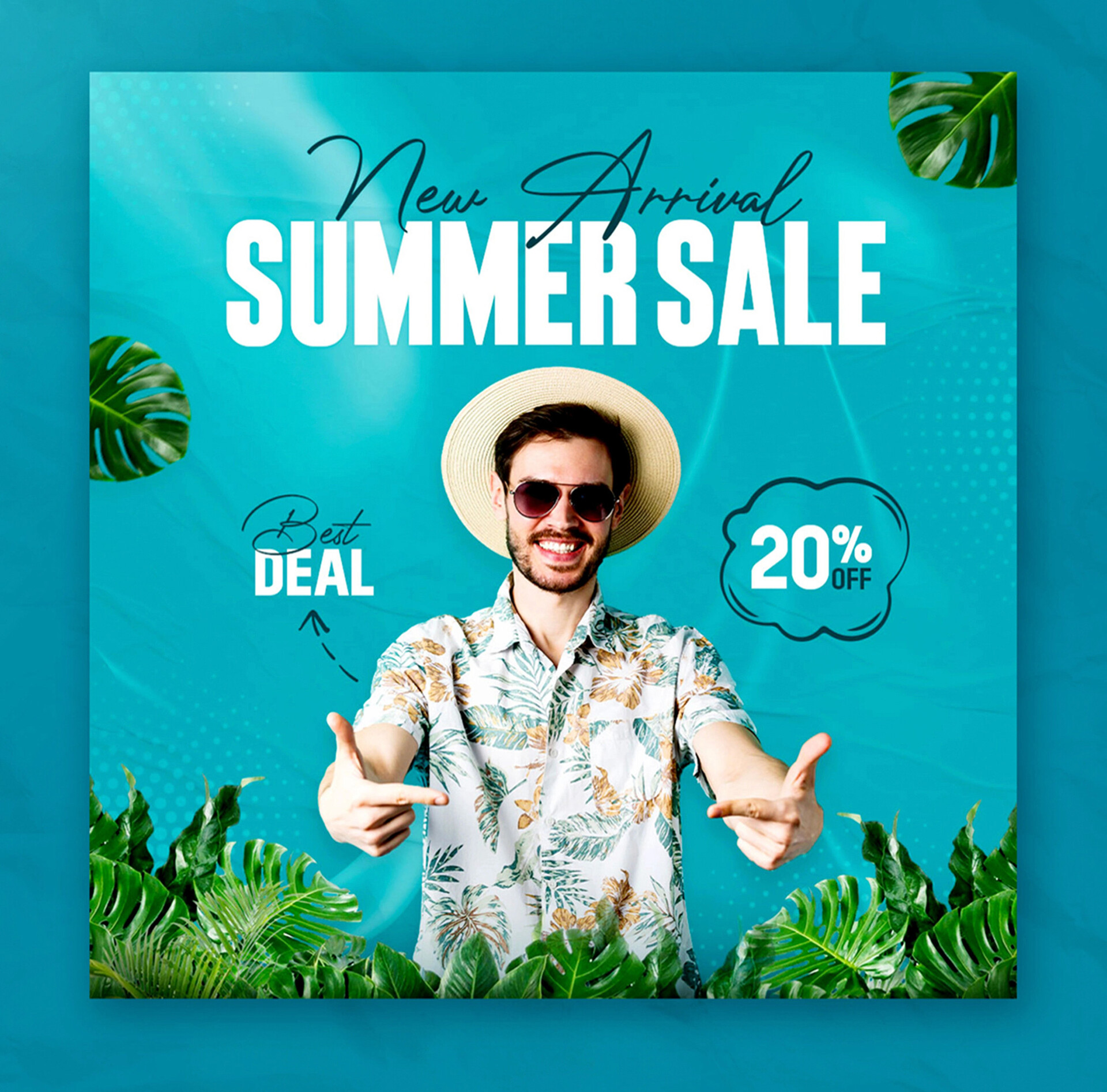 ArtStation - Summer Fashion Sale Instagram And Social Media Post Design