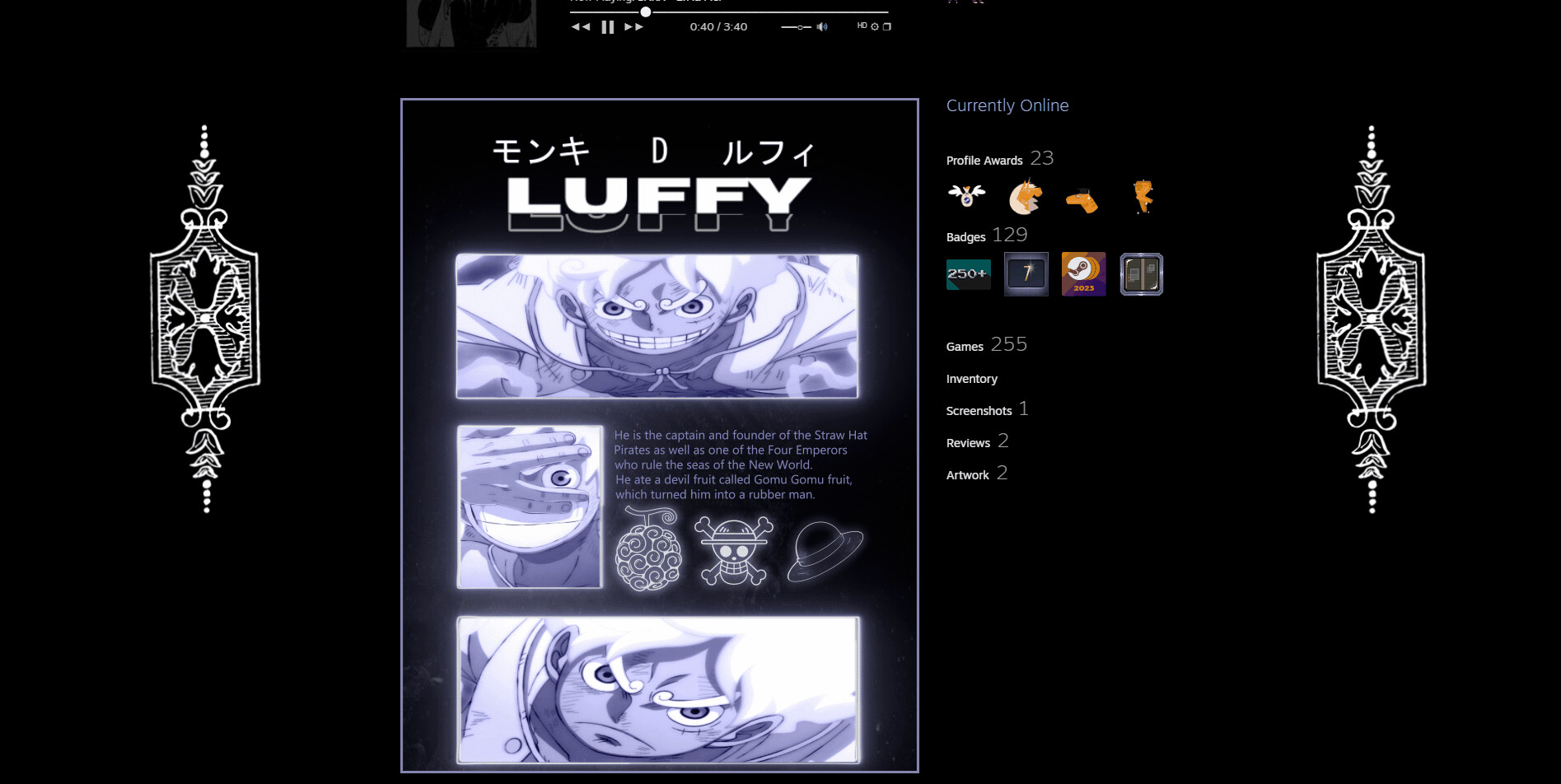 ArtStation - Monkey D. Luffy Steam Artwork