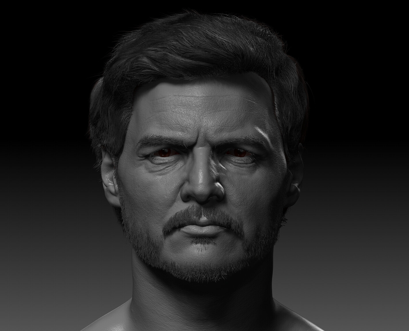 ArtStation - Pedro Pascal as Joel (Last of Us). WIP