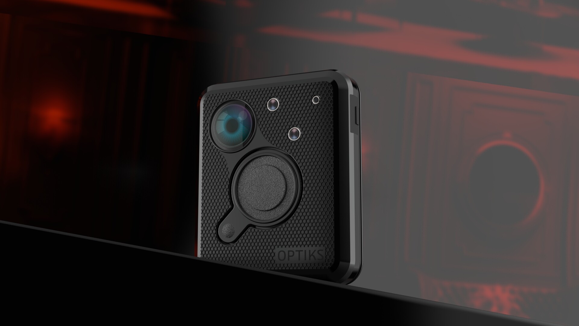 ArtStation - 3D Rendering of a Body Worn Camera with Speakers