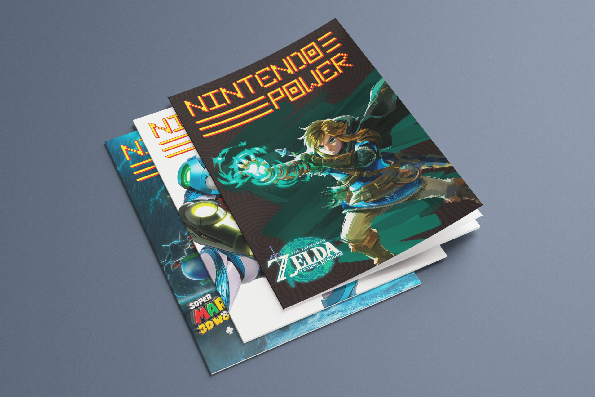 ArtStation - Nintendo Power Typographic Redesign