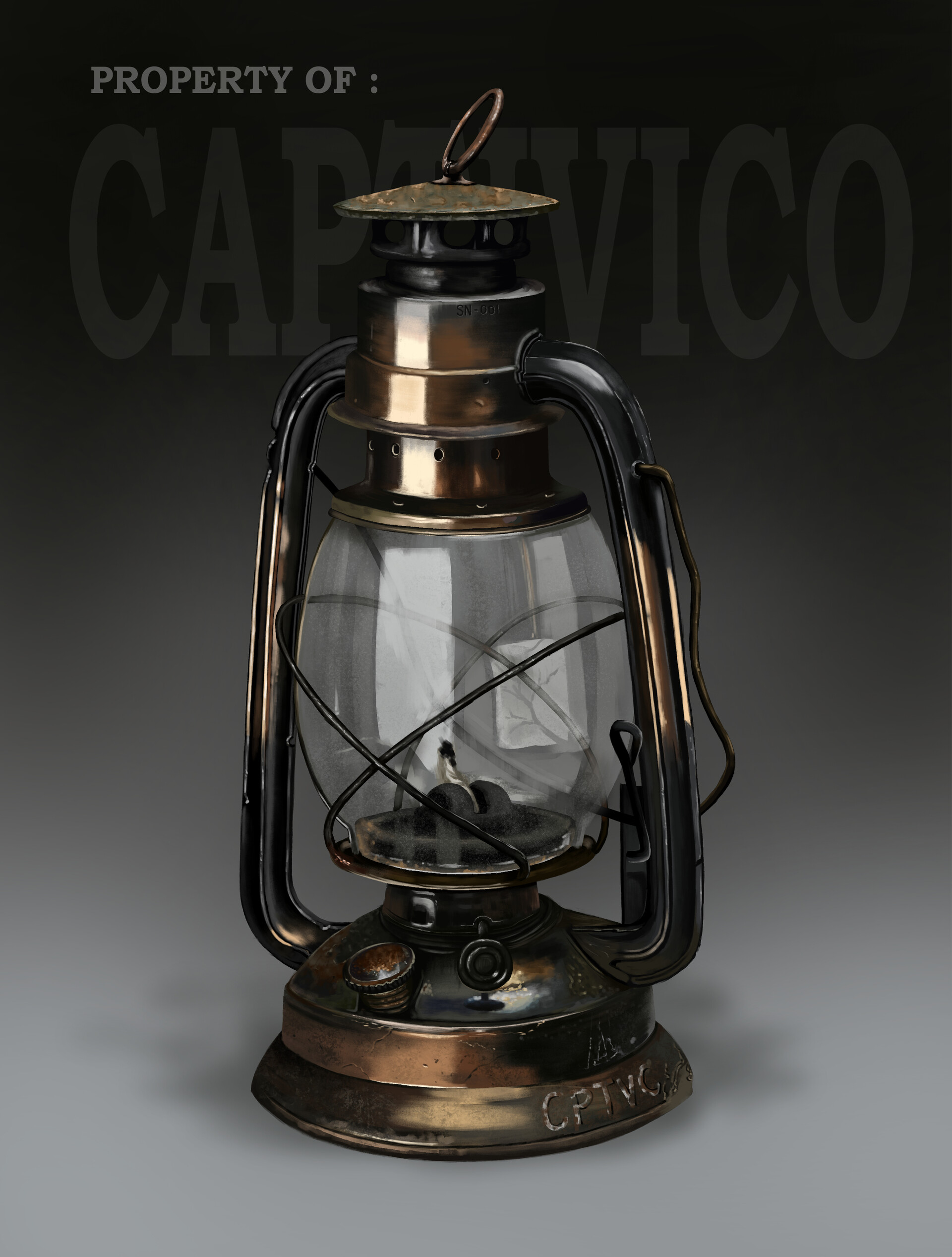 ArtStation - rusty lantern realism digital painting