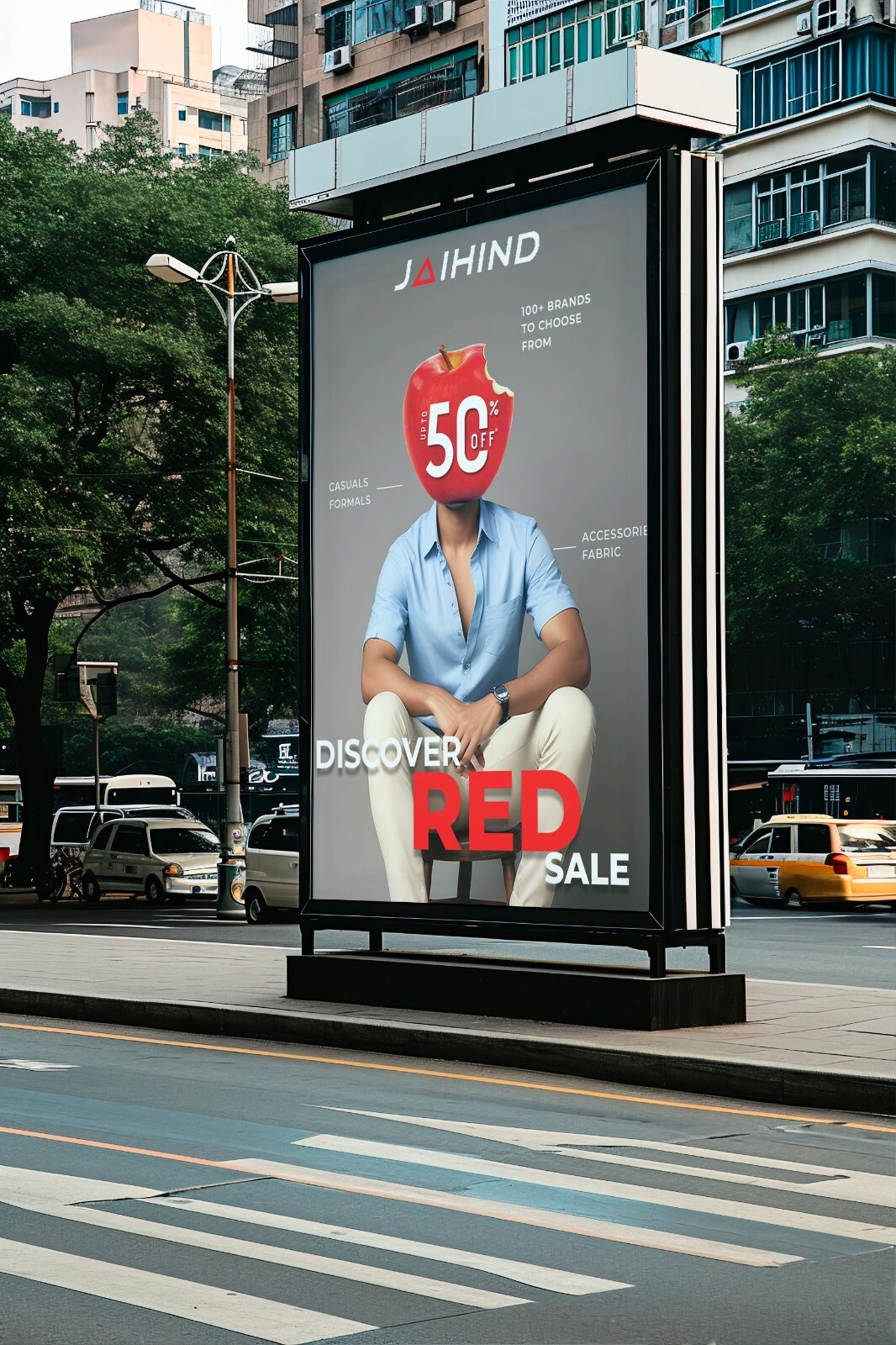 ArtStation - outdoor Campaign ads for a Fashion Brand Jaihind