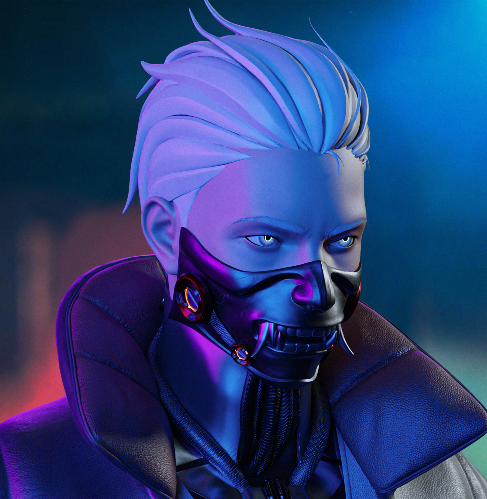 ArtStation - Cyberpunk Character