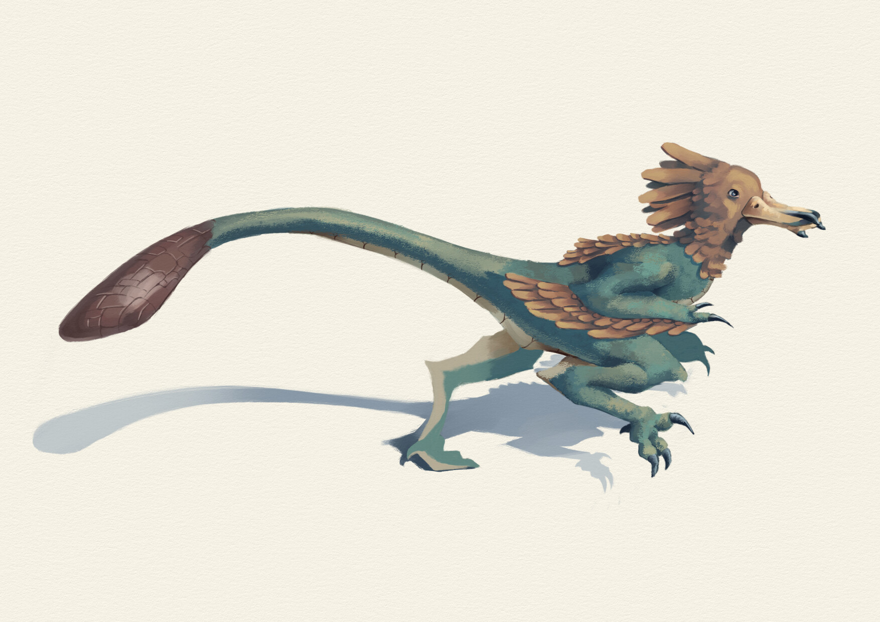 ArtStation - Bird Wyvern: Duck raptor