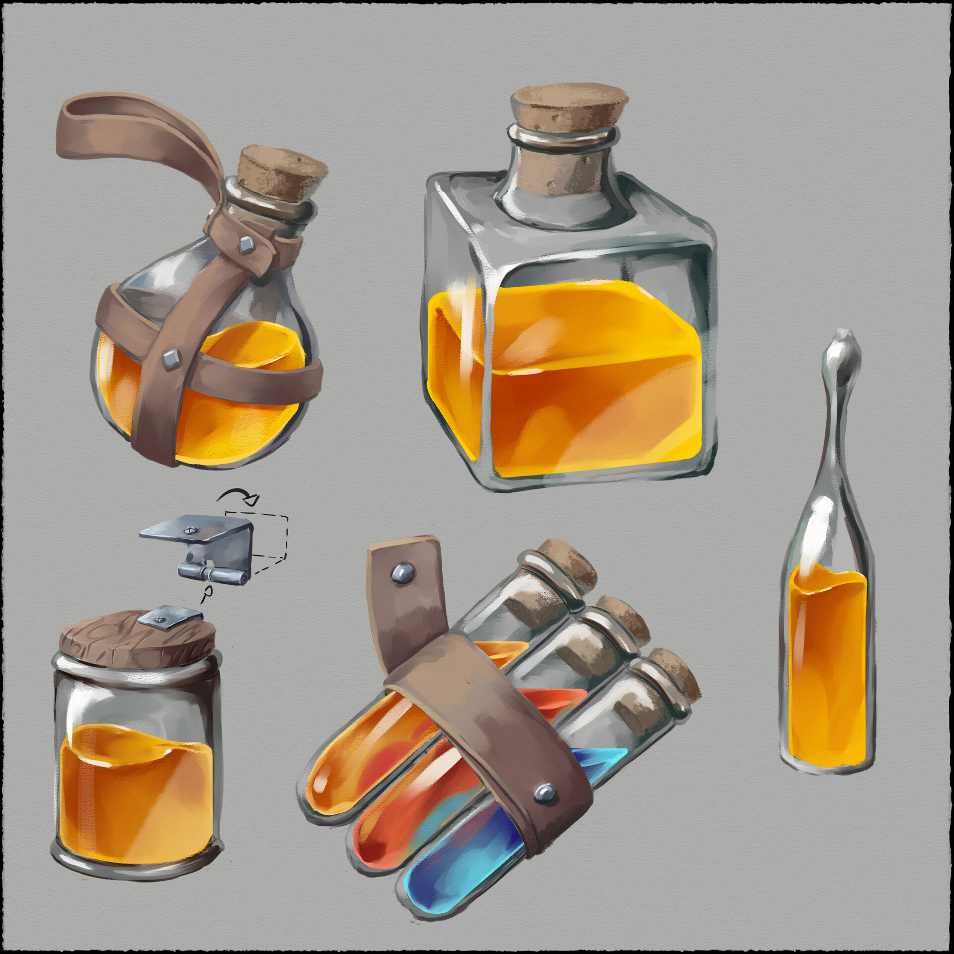 ArtStation - Amber Potions