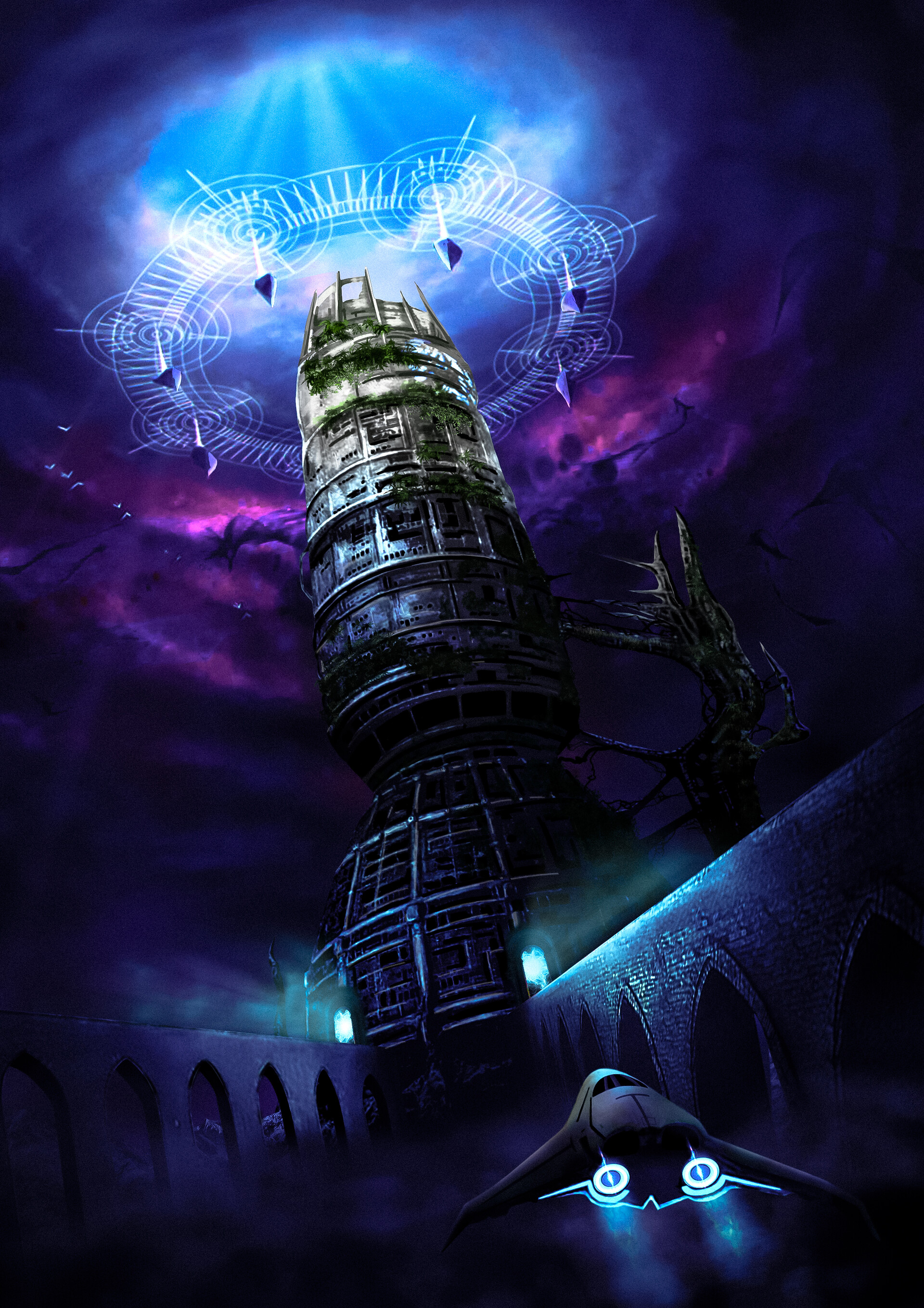 ArtStation - Alien tower