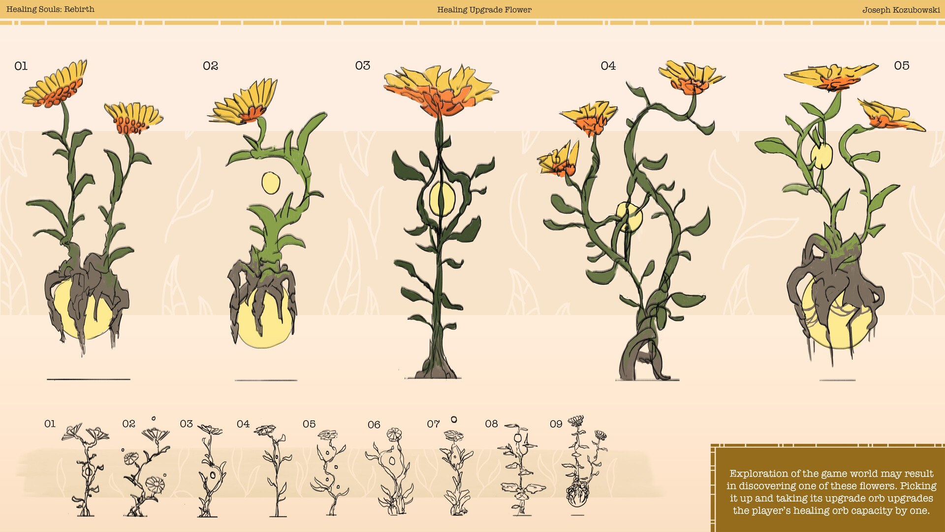 ArtStation - [ Healing Souls: Rebirth ] - Healing Upgrade Flower