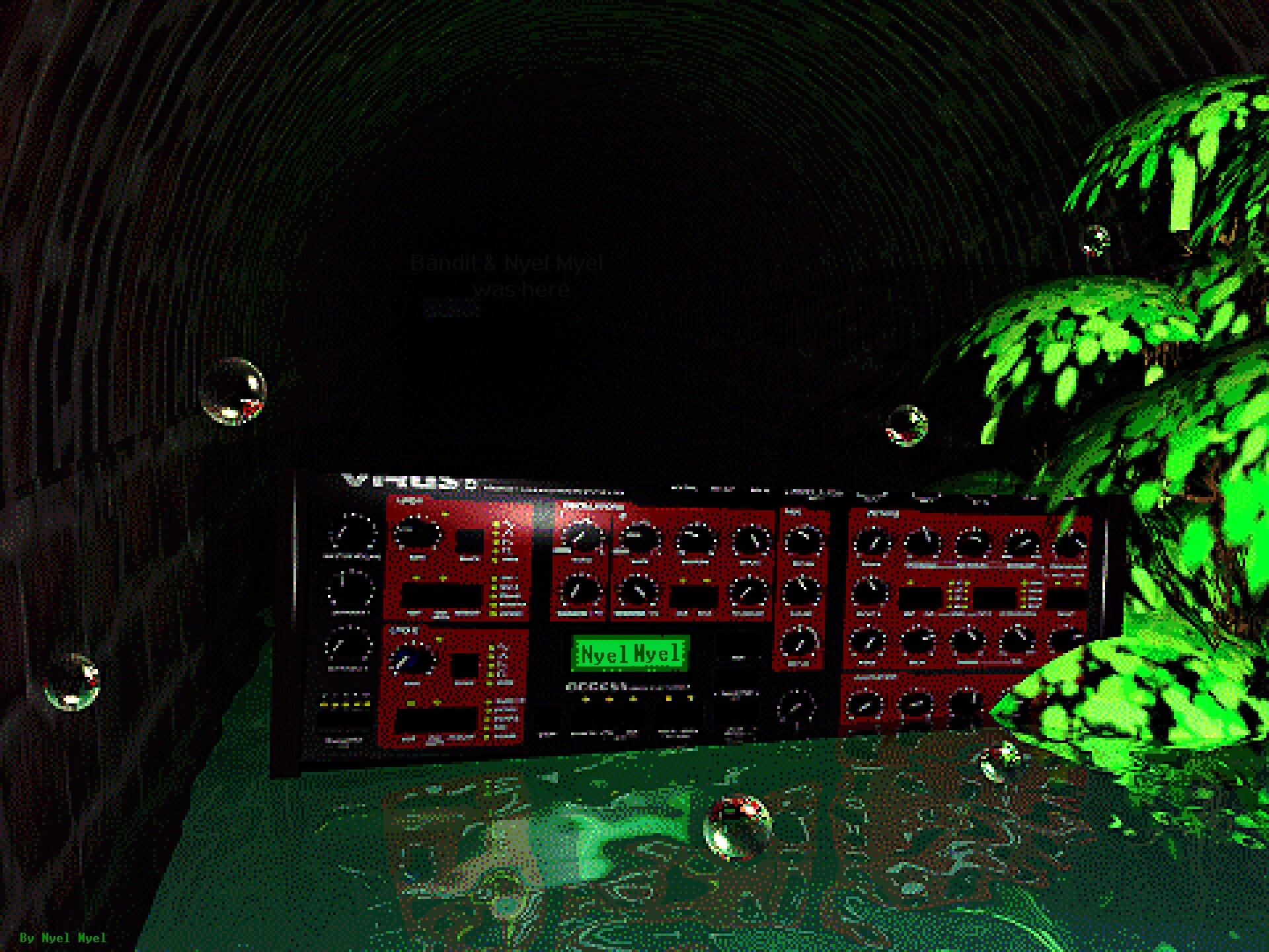 ArtStation - Nyel Myel - ''Everybody Needs a Access Virus b''