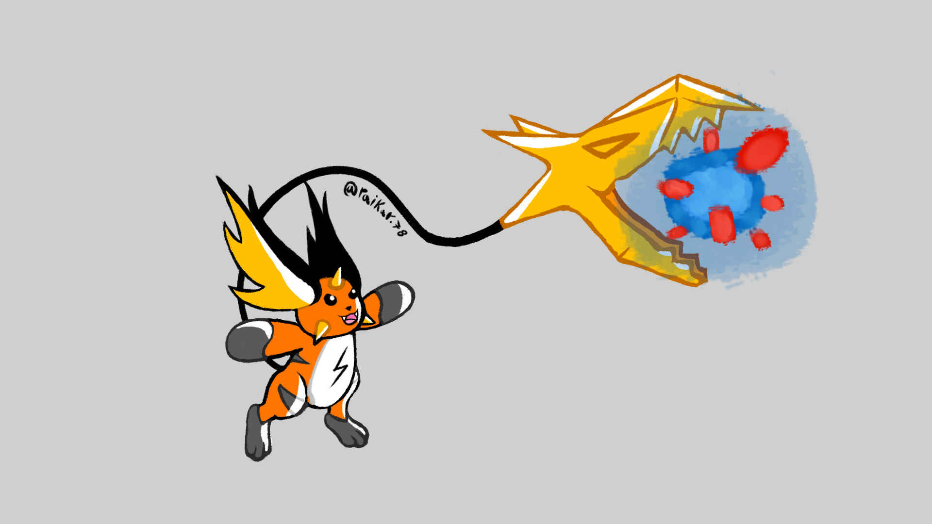 Pokemon Raichu Mega Evolution