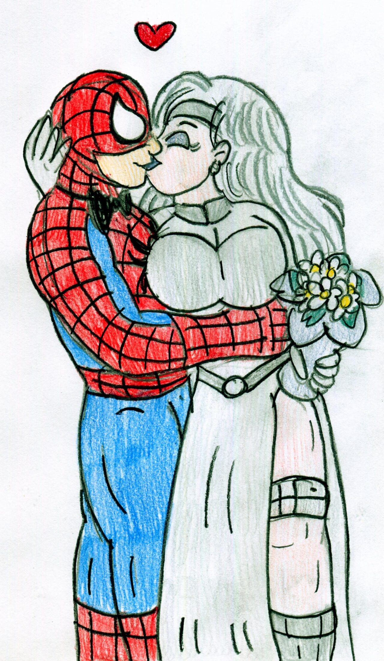ArtStation - The Wedding Of Spidey & Silver-Sable