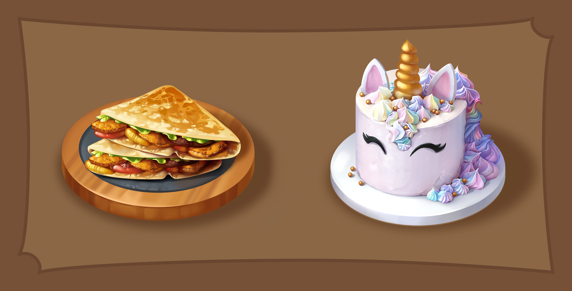 ArtStation - Food icons